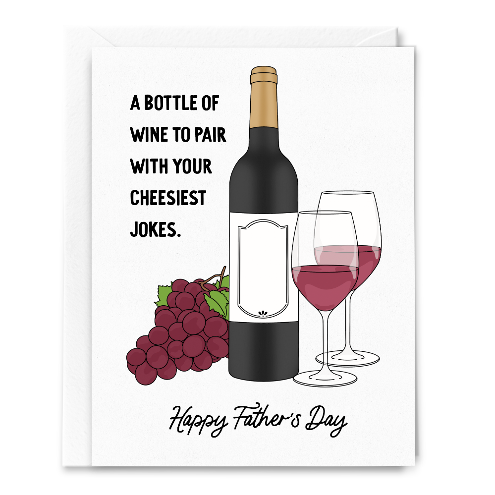 Dad Wine Father's Day Card – Salty Soirée