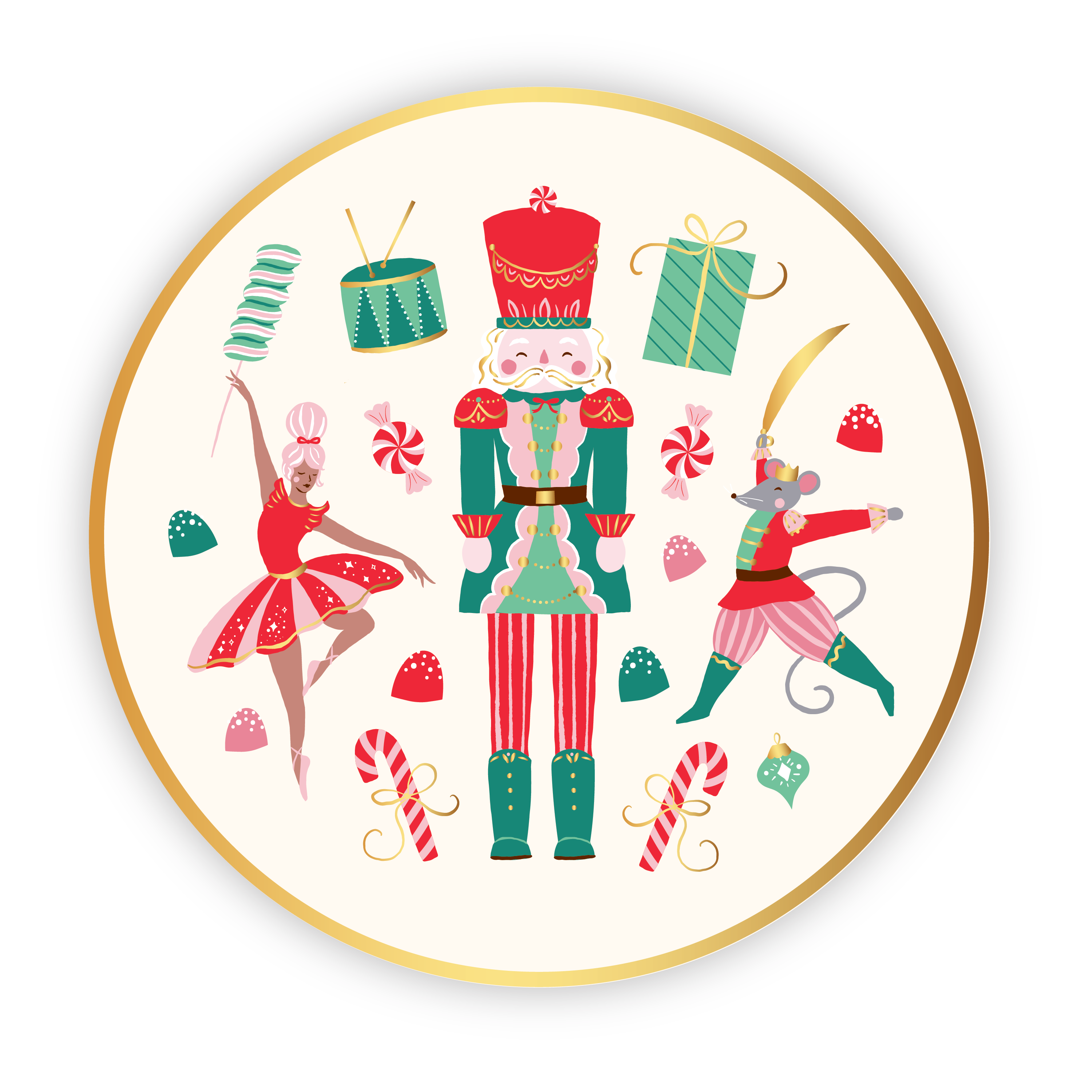 WHIMSICAL NUTCRACKER DESSERT PLATES – Salty Soirée