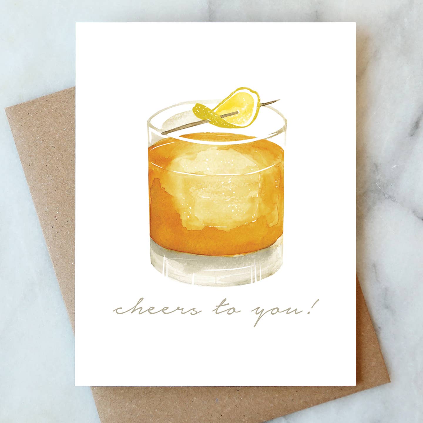 Whiskey Cheers Card – Salty Soirée