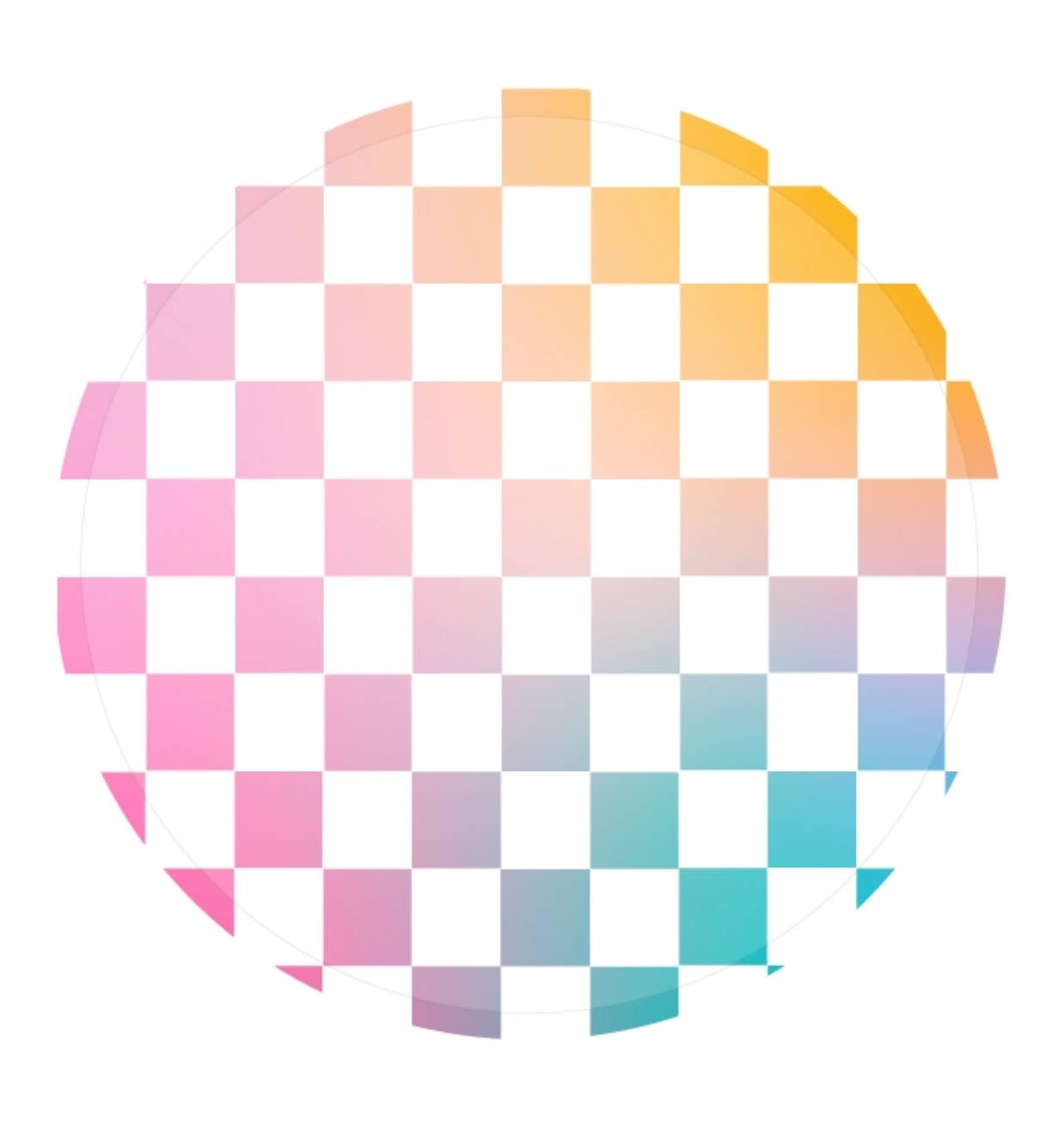 Ombré Checkerboard Paper Plates – Salty Soirée