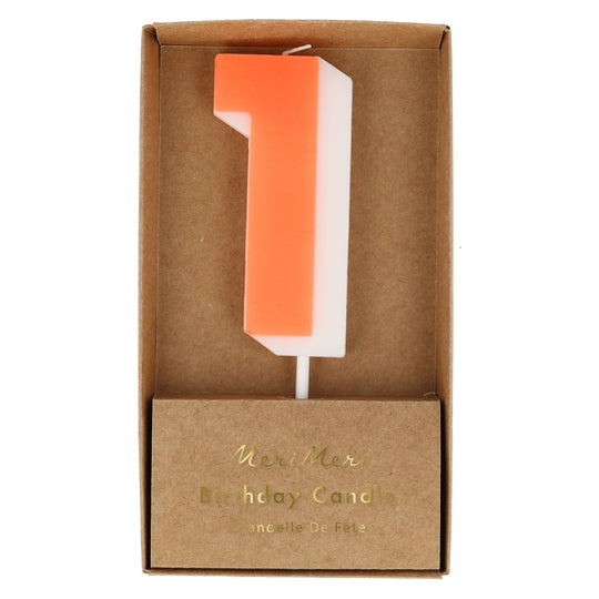 Number 1 Candle | Party & Event Supplies in Neptune Beach, FL – Salty ...